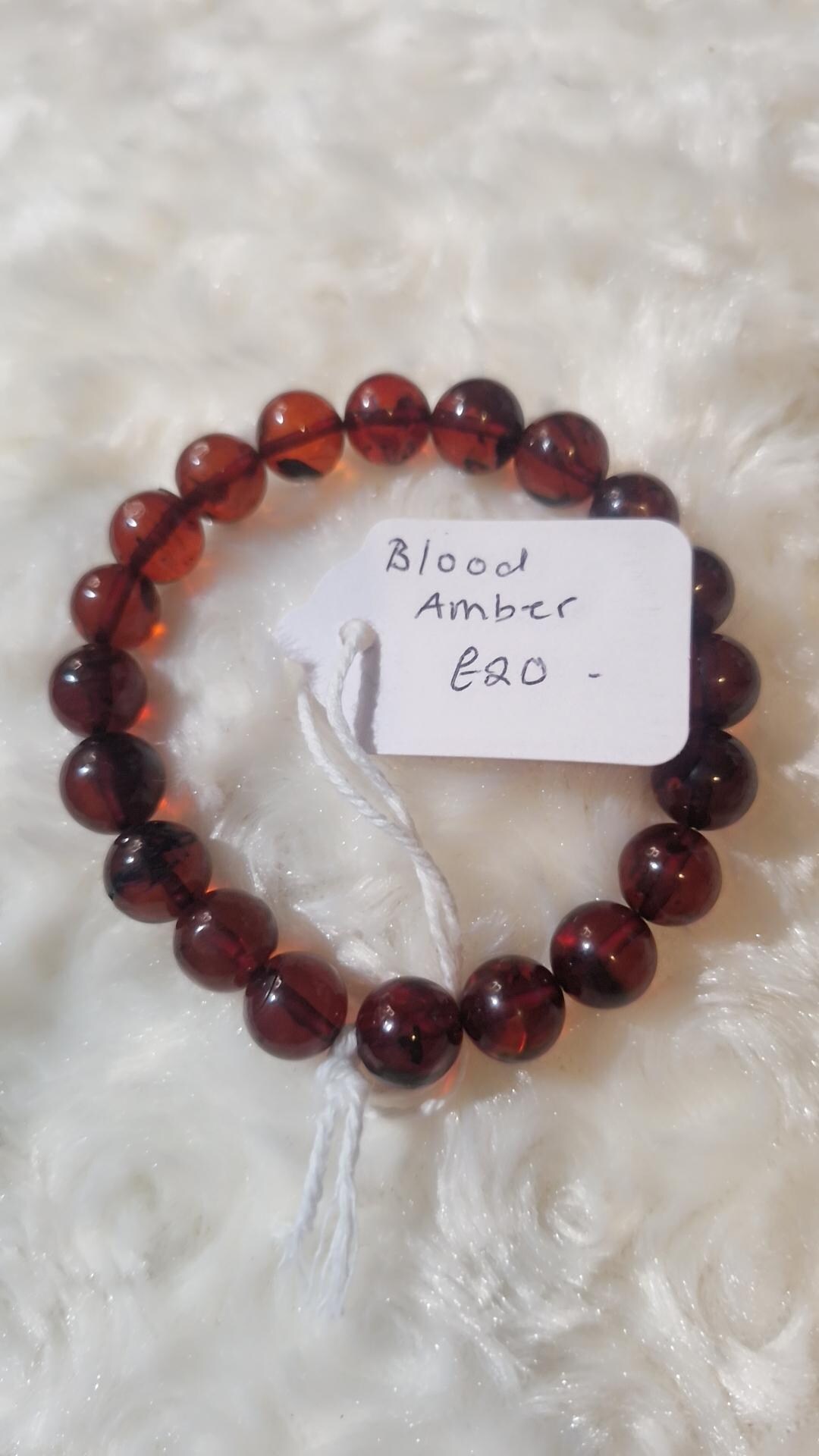 Deep Red Blood Amber Necklace - Etsy