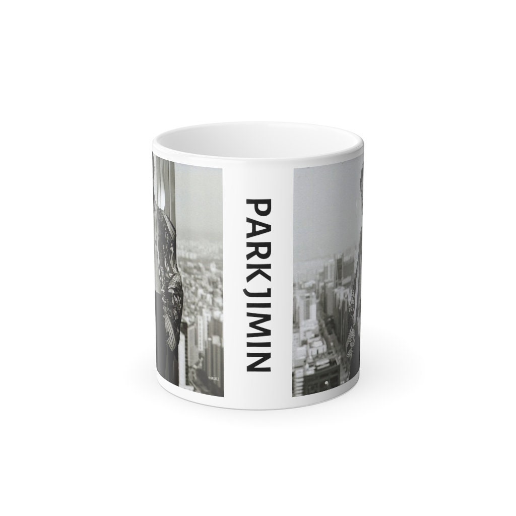Park Jimin Color Morphing Mug, Baby Mochi Magic Mug, Jimin Heat ...