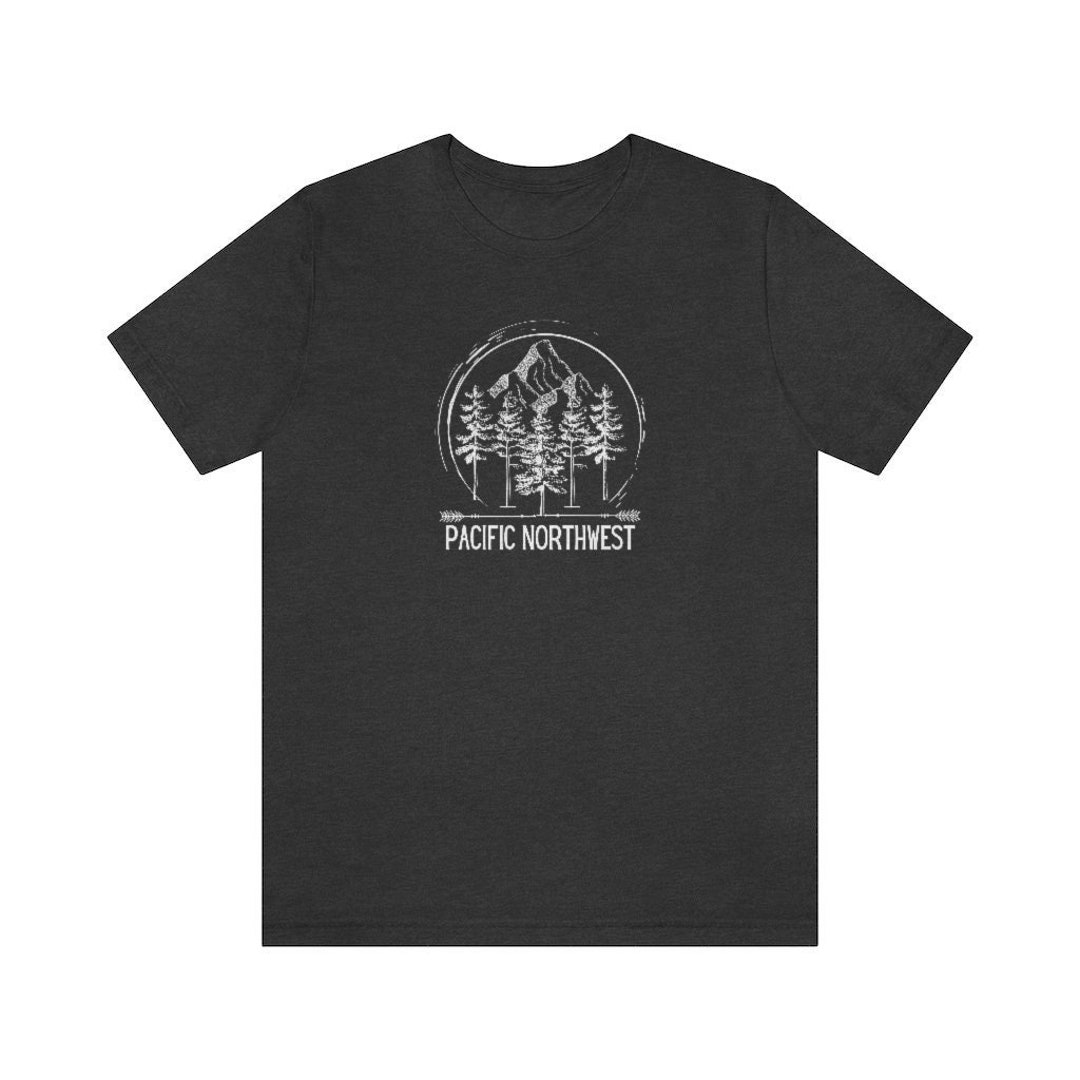 PNW Spruce Trees T-shirt Mountains and Tress Pacific Northwest Shirt ...
