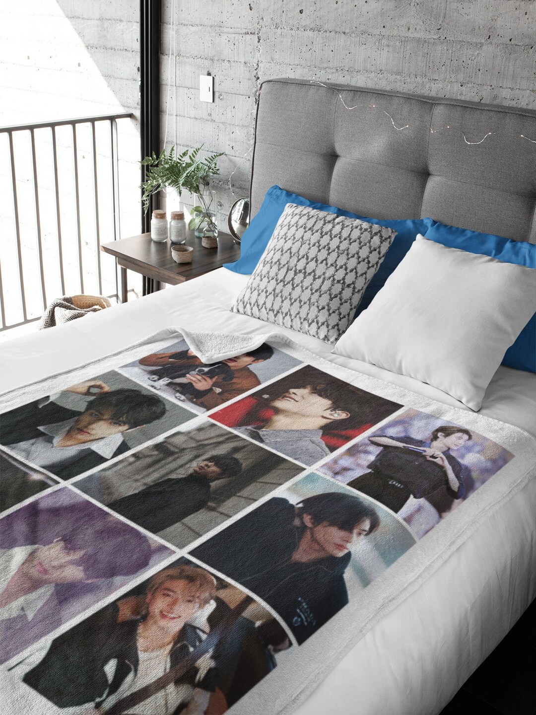 Jake Bias Photo Blanket Jake Photogrid Velveteen Blanket - Etsy