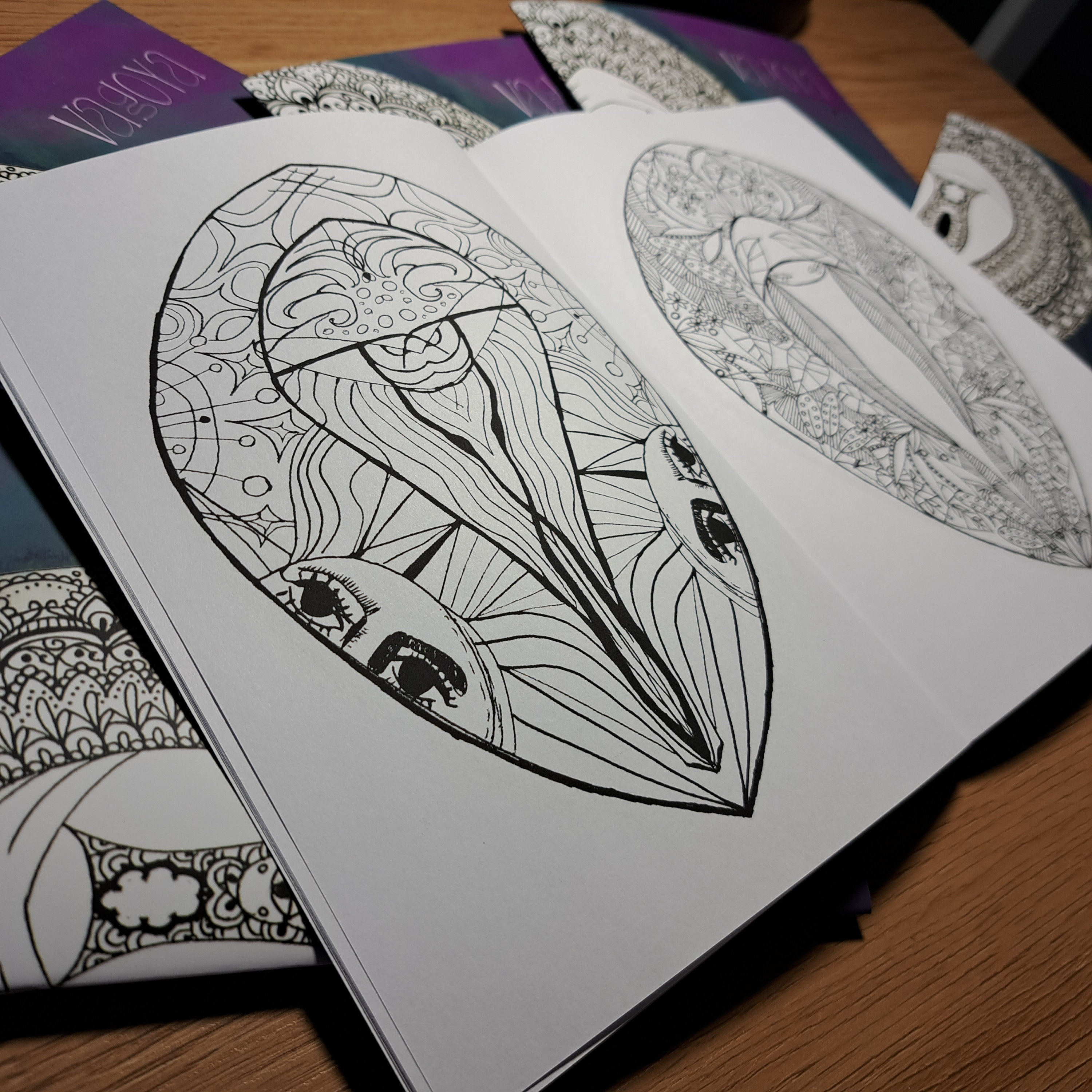 Coloring Book Vulva Mandalas Vagoya Design Coloring Book For Etsy