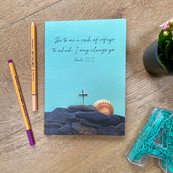 Notebook Rock of Refuge Psalm 71:3 - Etsy