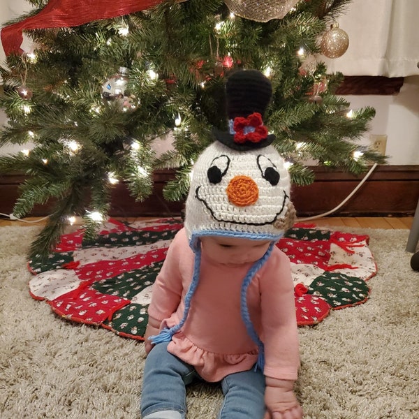 Frosty Snowman Hat - Etsy