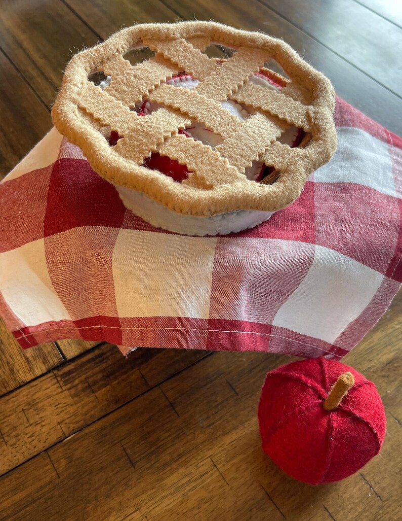 Felt Play Apple Pie - Etsy