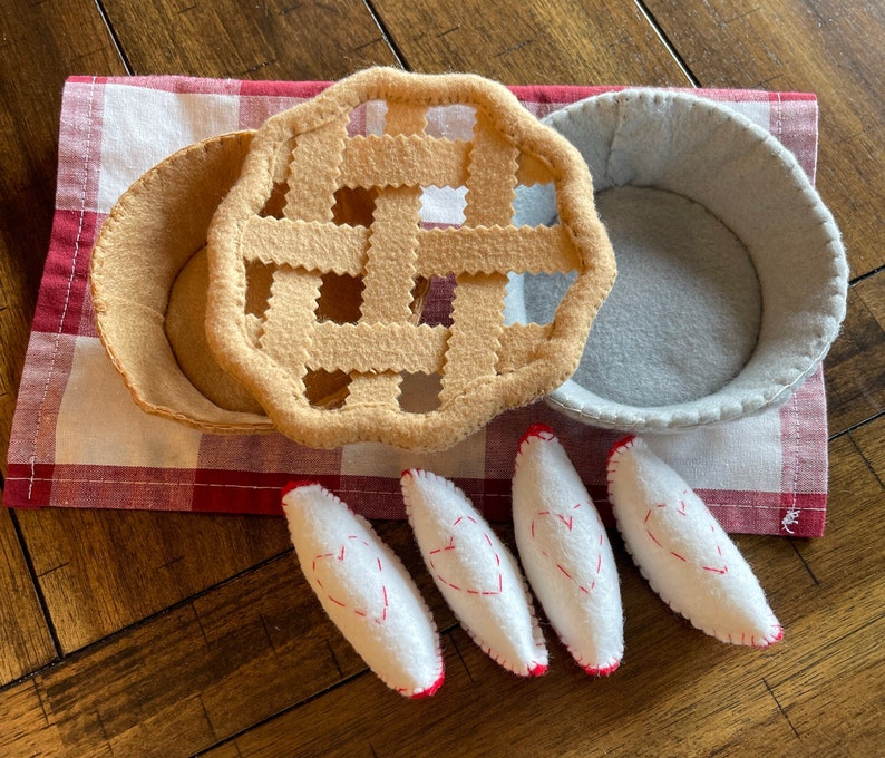 Felt Play Apple Pie - Etsy