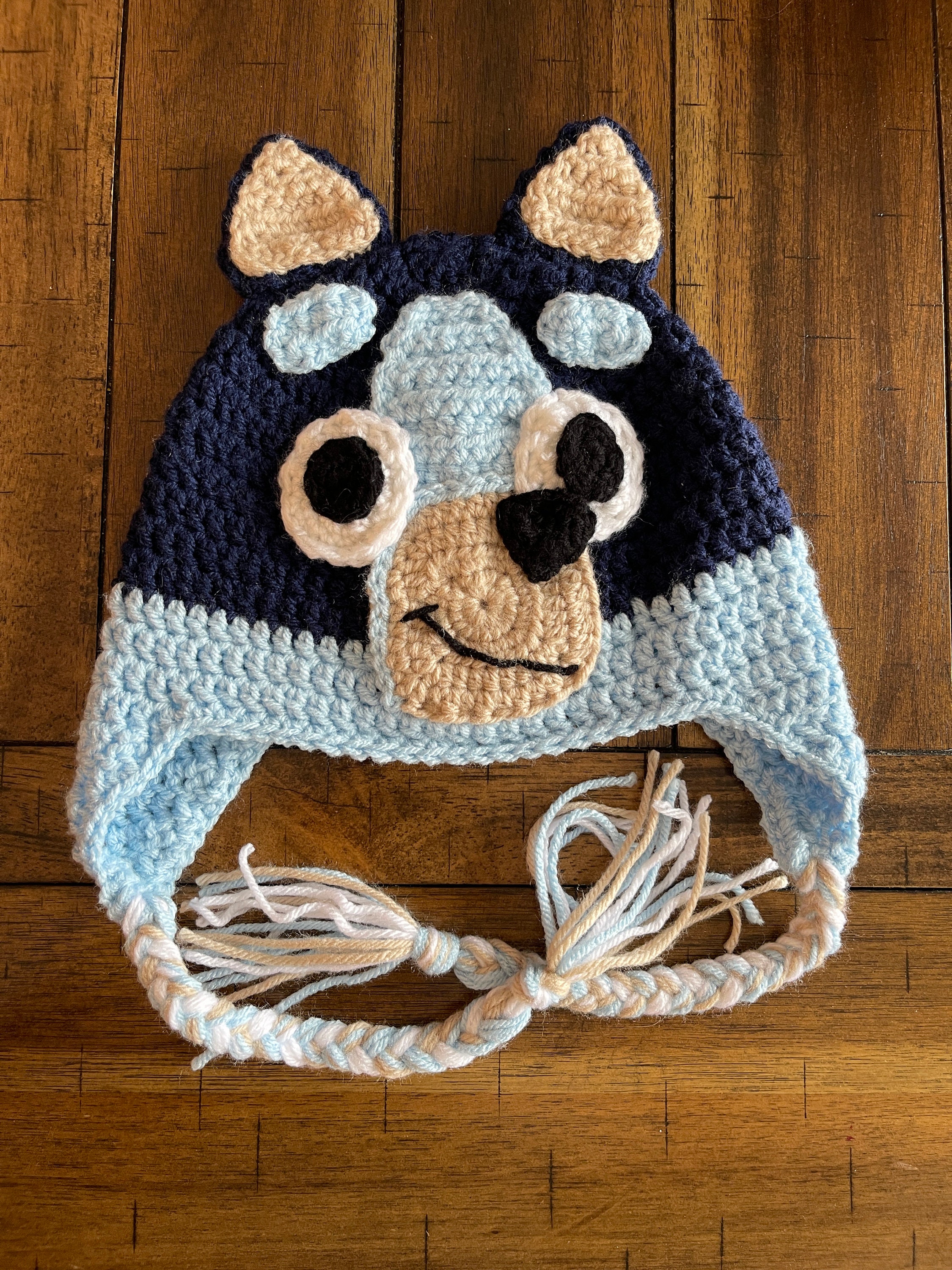 Super Cute Bluey Crochet Hat - Etsy