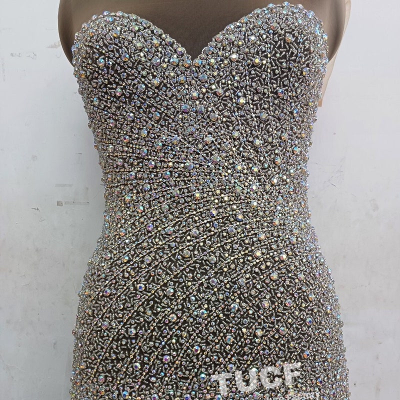 Rhinestone Dress - Etsy