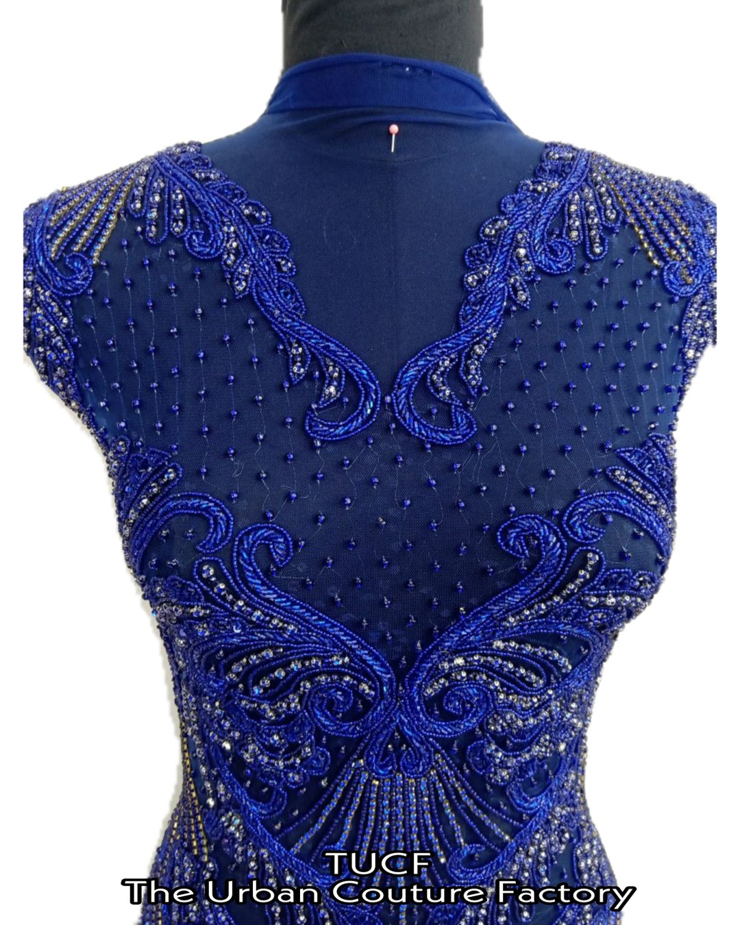 Royal Blue Shinning Rhinestone Crystal Applique, Royal Blue Rhinestone ...
