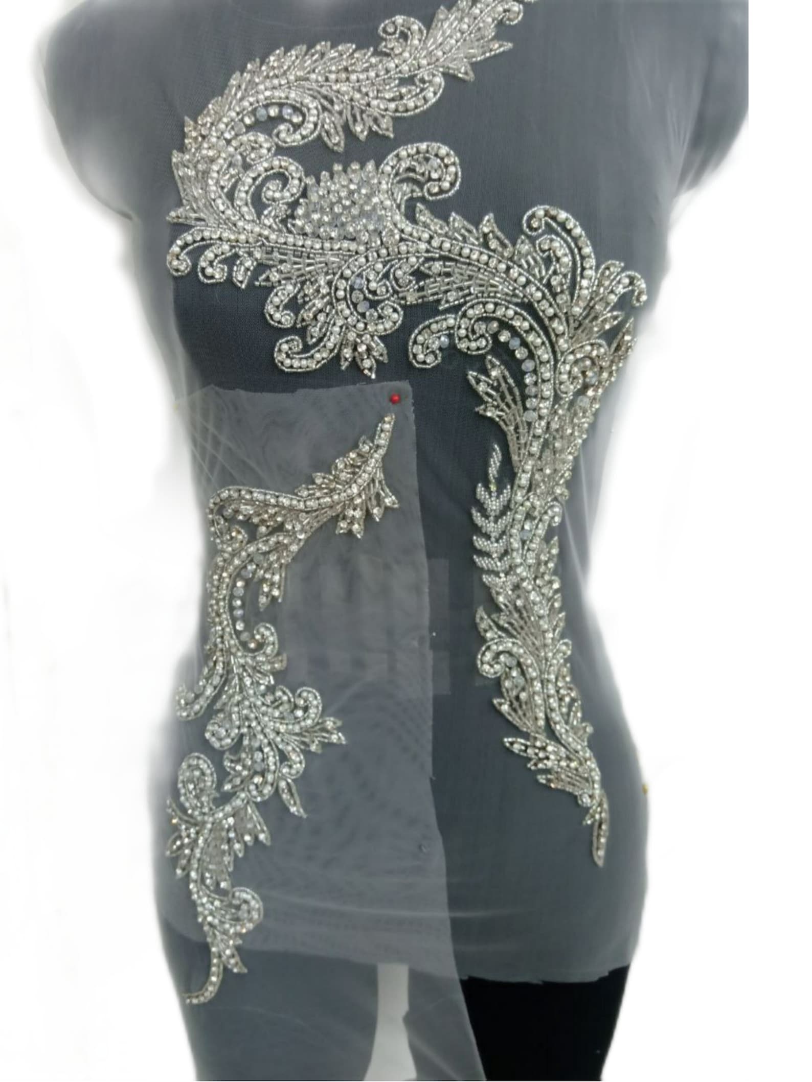 Absolutely Gorgeous Silver Sparkling Rhinestone Bridal Two - Etsy