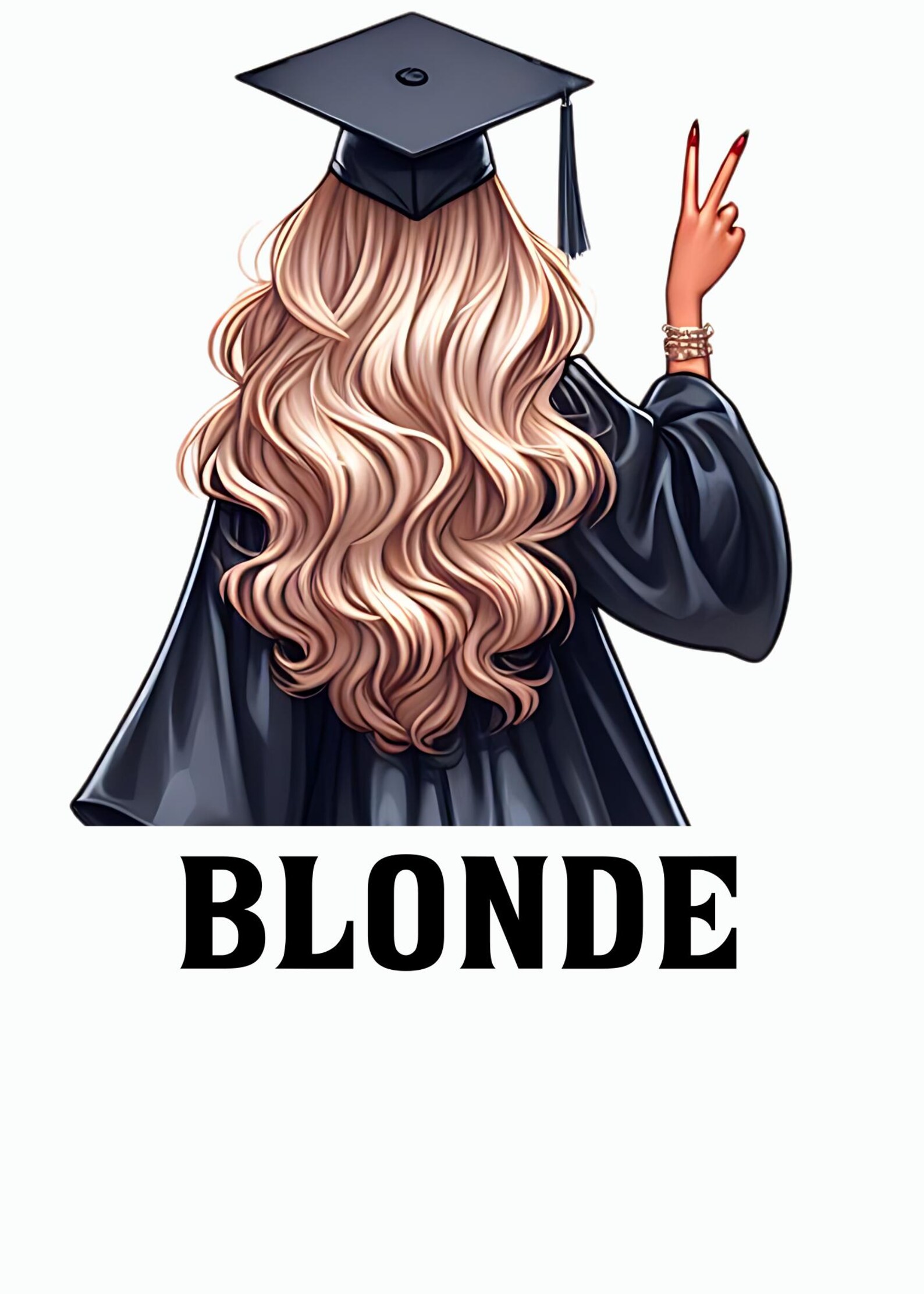 Graduation Greeting Card Custom Personalized: Fashionable Woman Walking ...