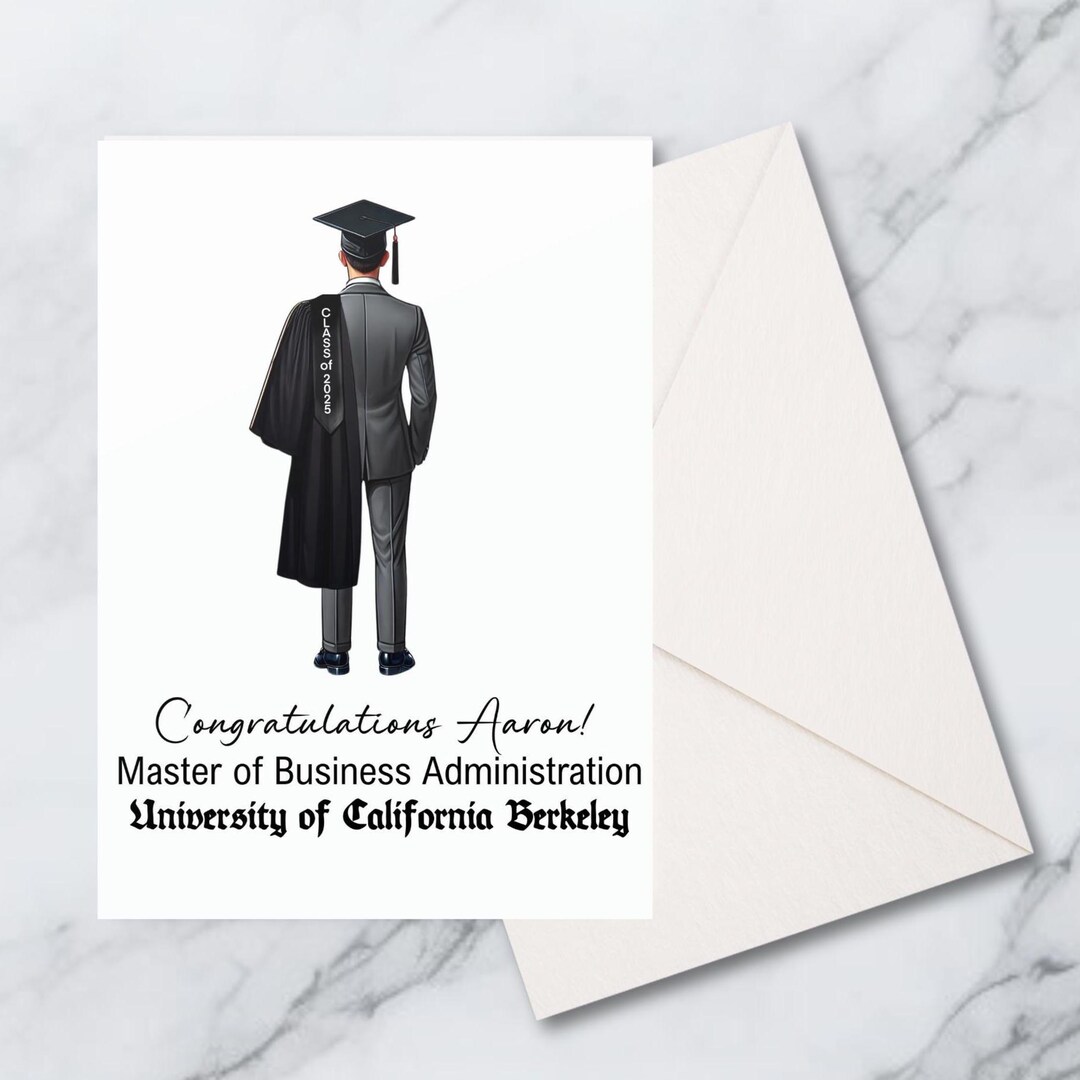 Graduation Greeting Card Custom Personalized: University Card, High ...