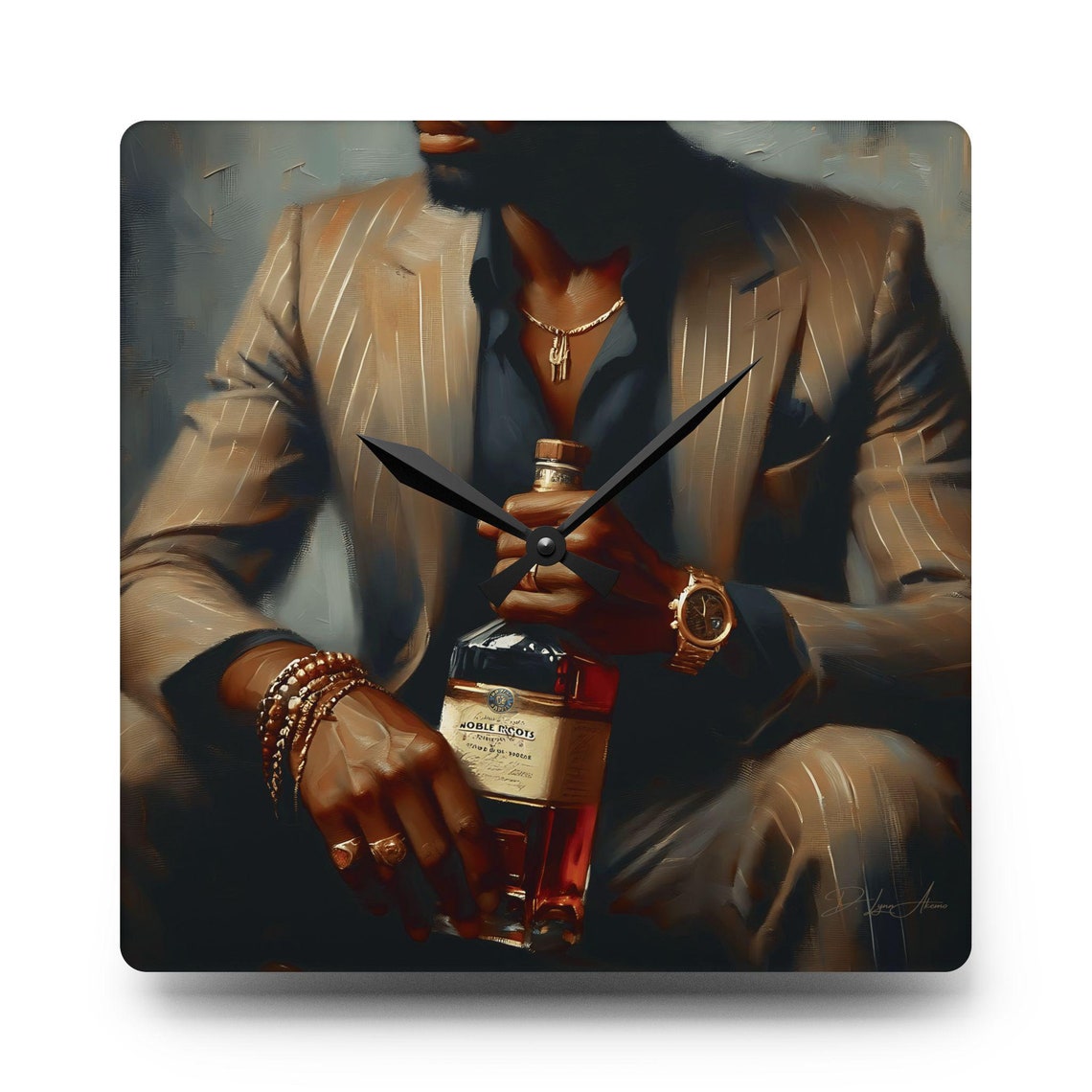 Classic Man African American Art Black Man Distinguish Gentleman ...