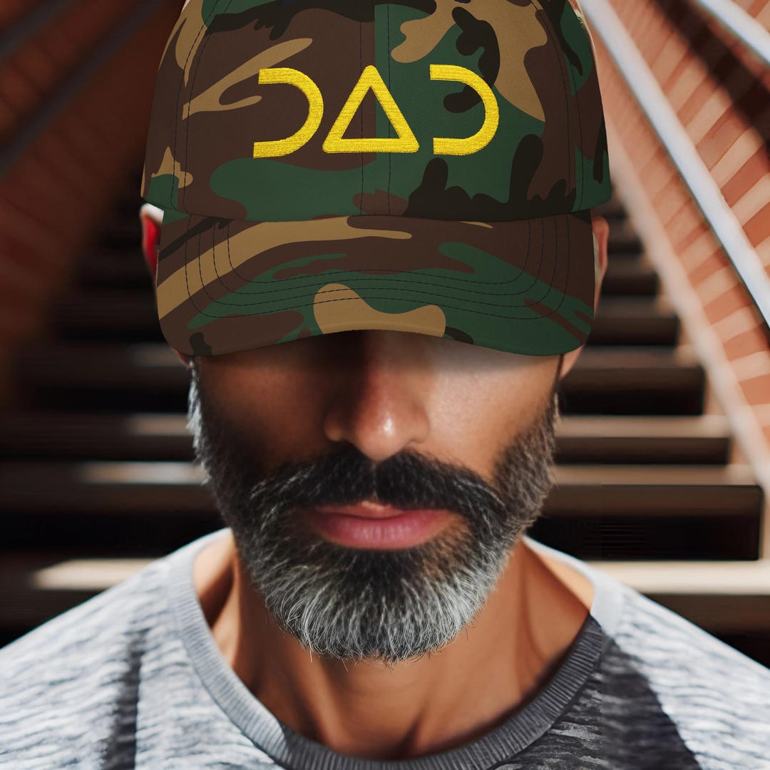 Dad Hat Minimalist Baseball Cap Geometric Embroidered Design for Men ...