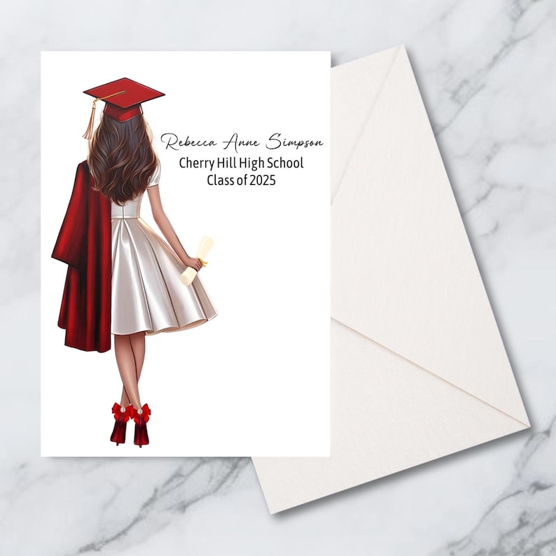 Graduation Greeting Card Custom Personalized: Personalized Grad ...