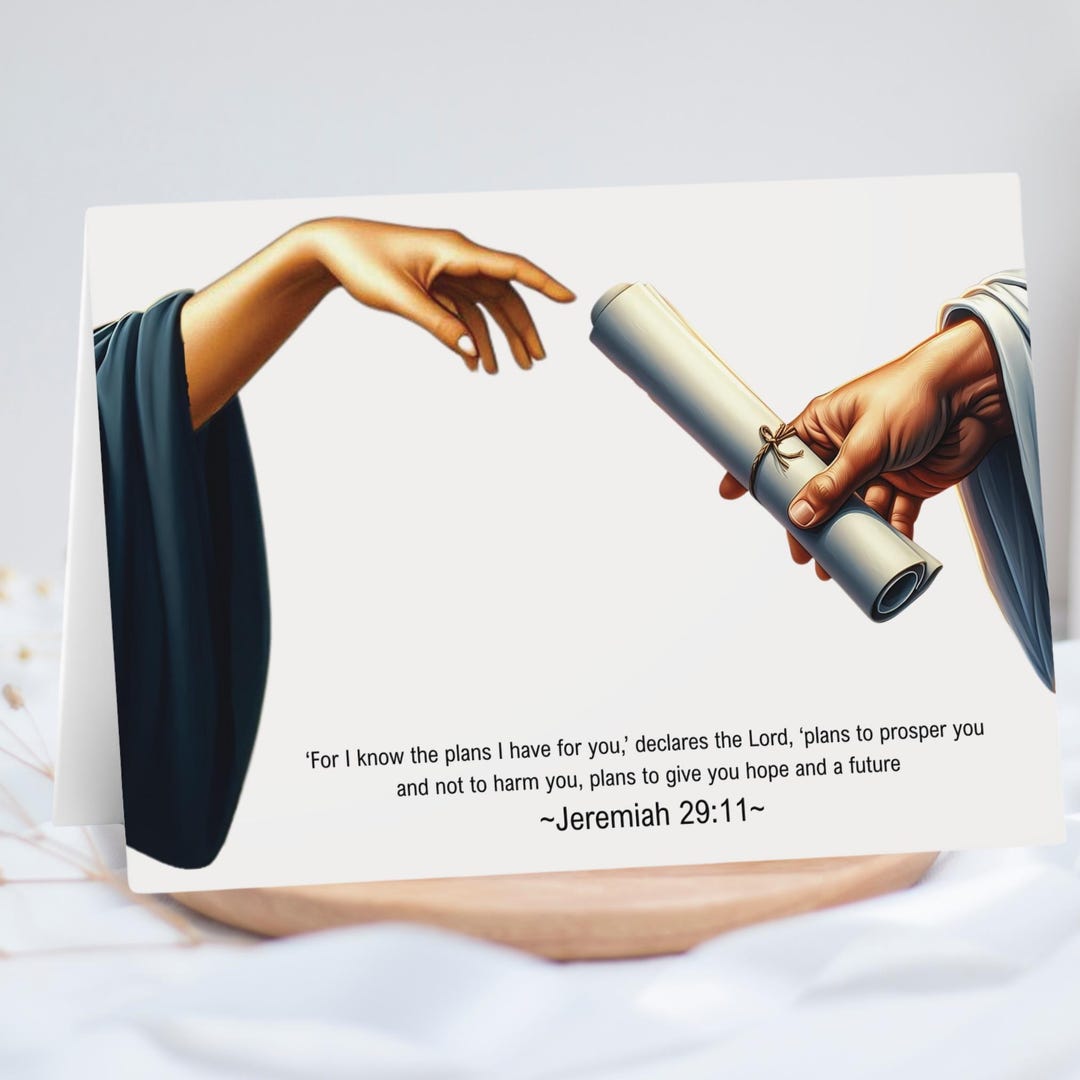 Inspirational Graduation Card - God's Hand Passing Diploma to Graduate ...