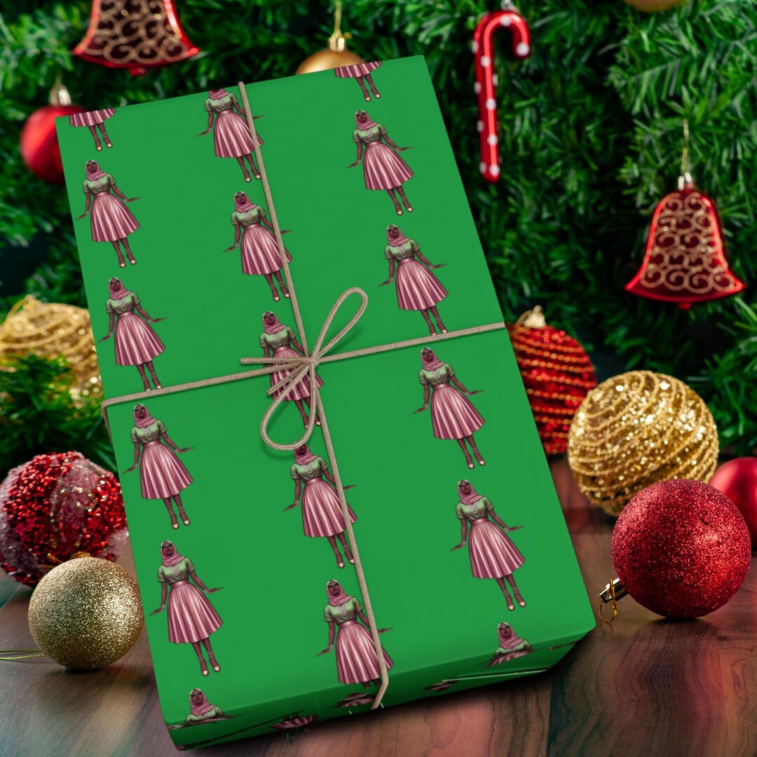 Alpha Kappa Alpha Ivy Stance Sorority Gift Wrap Paper Elegant AKA ...