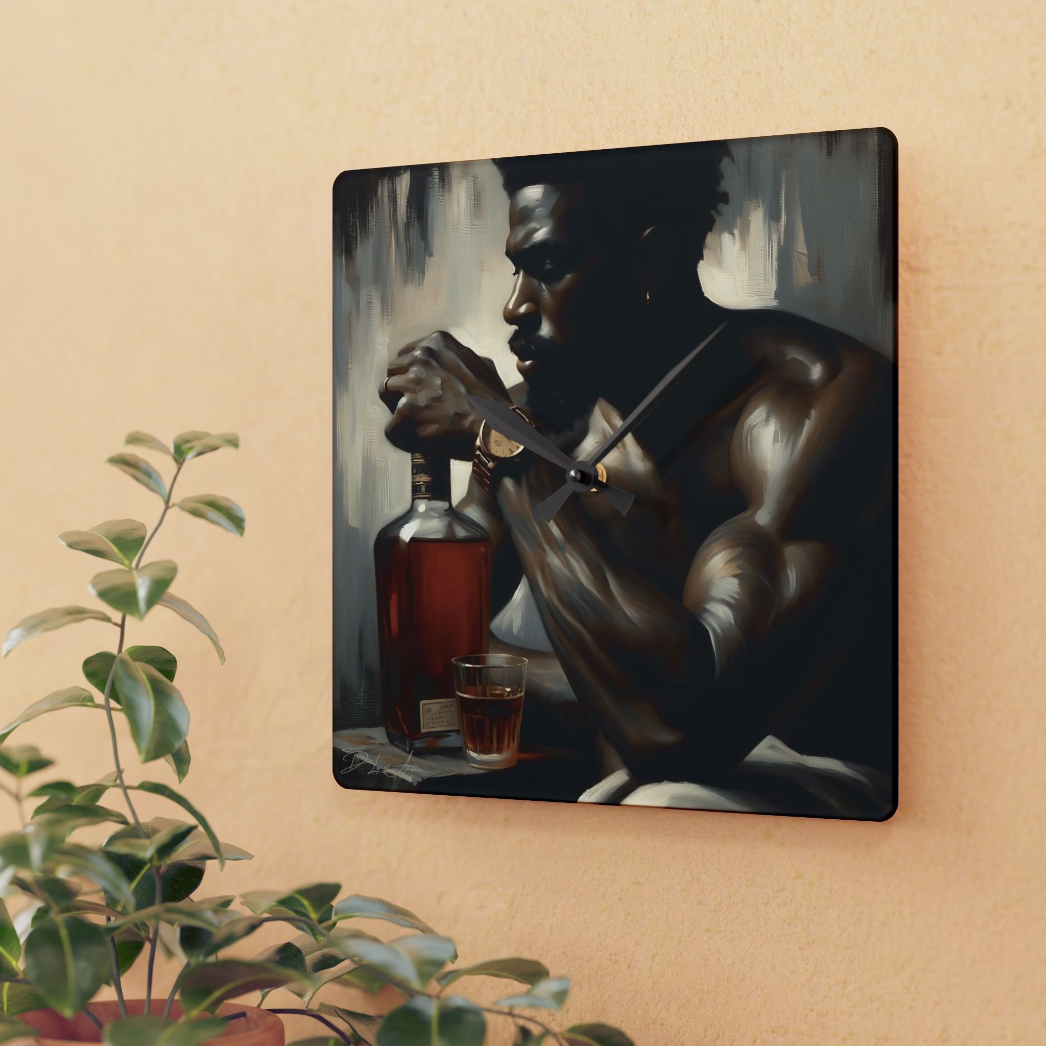 Classic Man African American Art Black Man Distinguish Gentleman ...