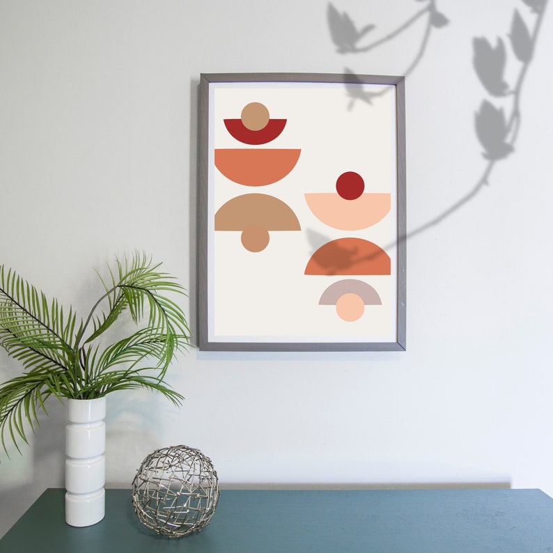 Boho Abstract Wall Art Prints, Boho Wall Art, Digital Download ...