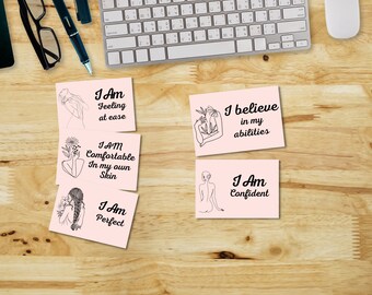 Women Positive Affirmation Cards, Women Empowerment Cards, Positive ...