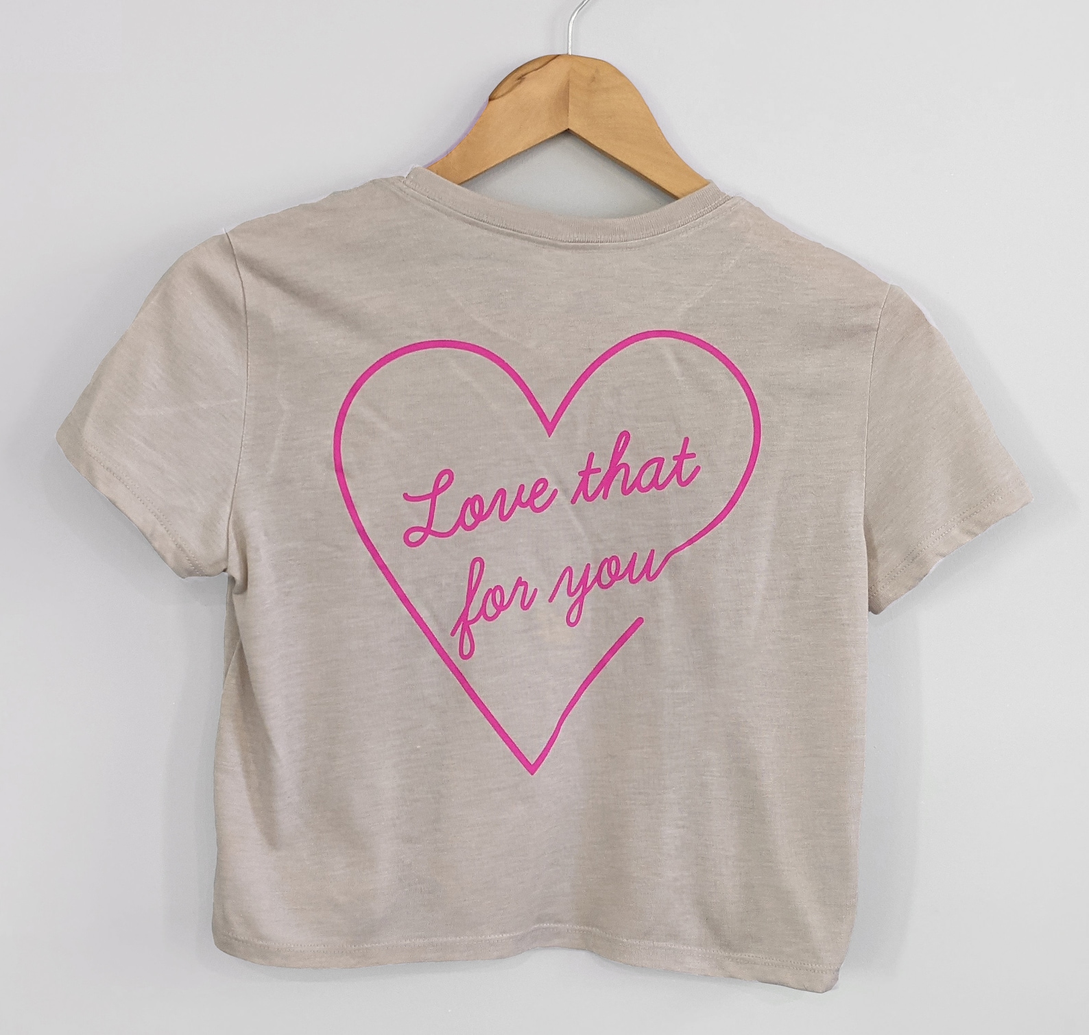 Women's Flowy Crop Top - I Love That for You - Etsy