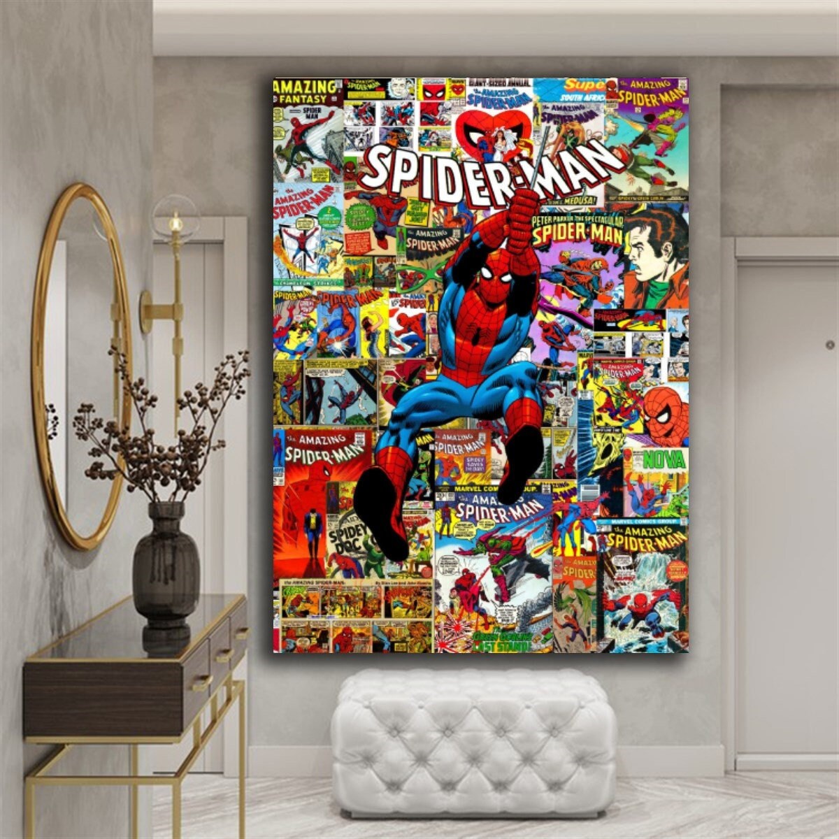 Spider Man Comic Strip Wallpaper