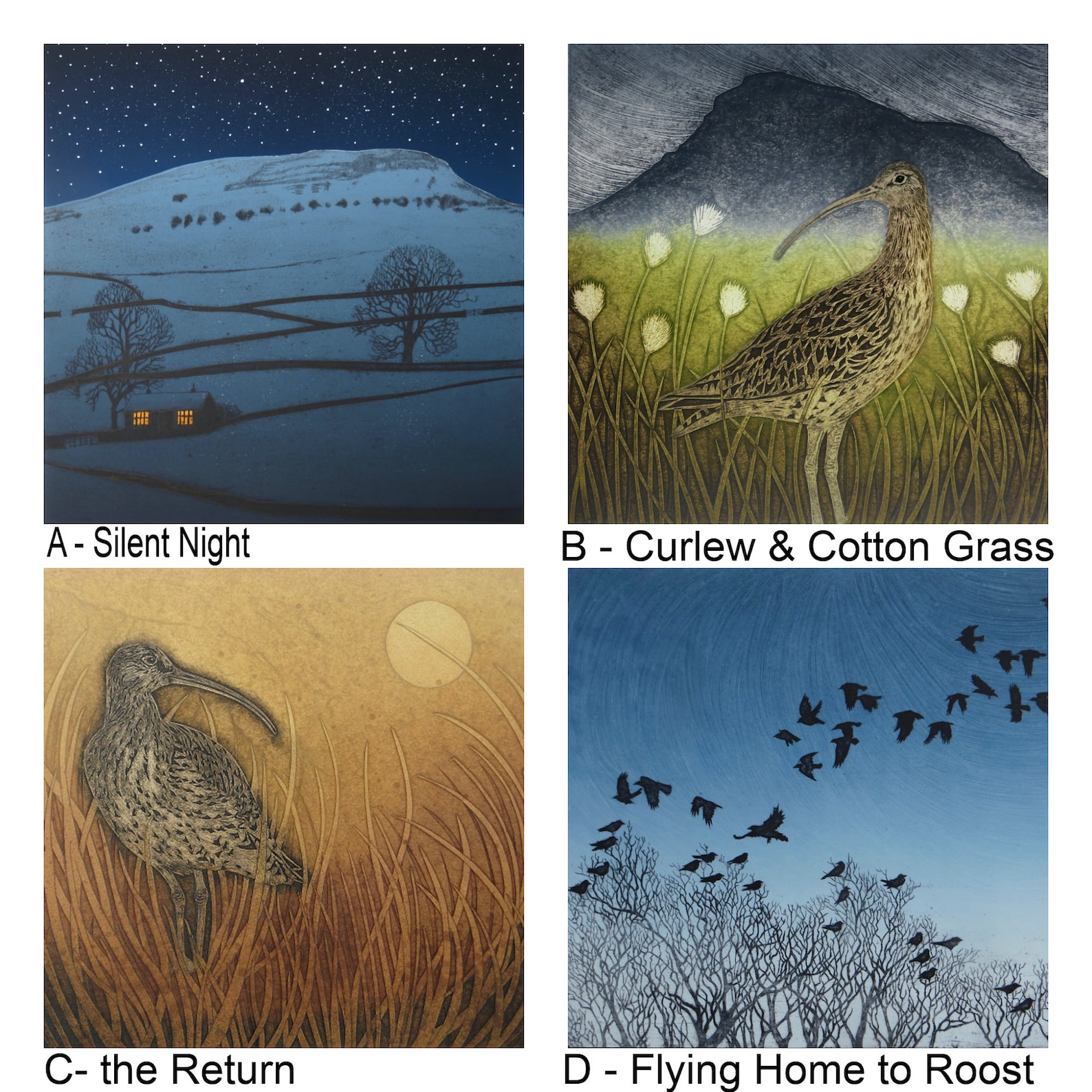 Your Choice of 10 X Square Greetings Cards - Etsy UK