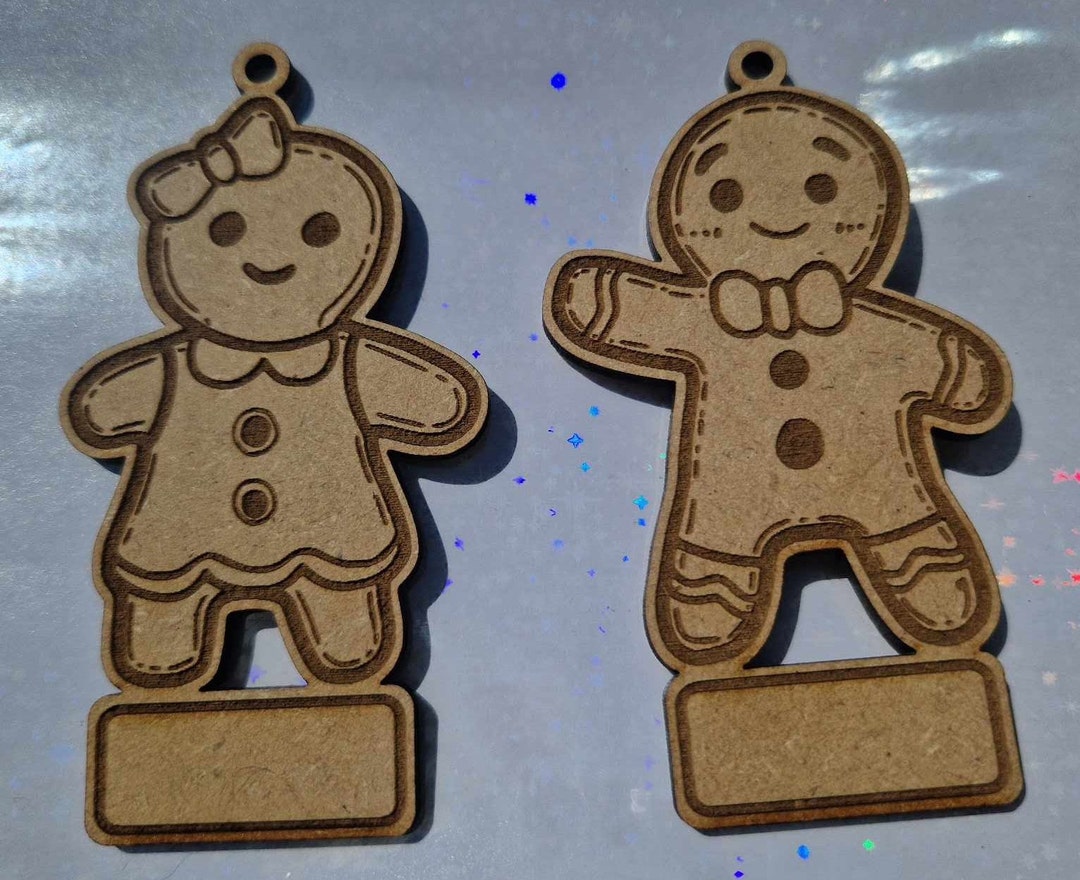 Bauble MDF, Christmas, Gingerbread , Christmas Tree Decoration ...