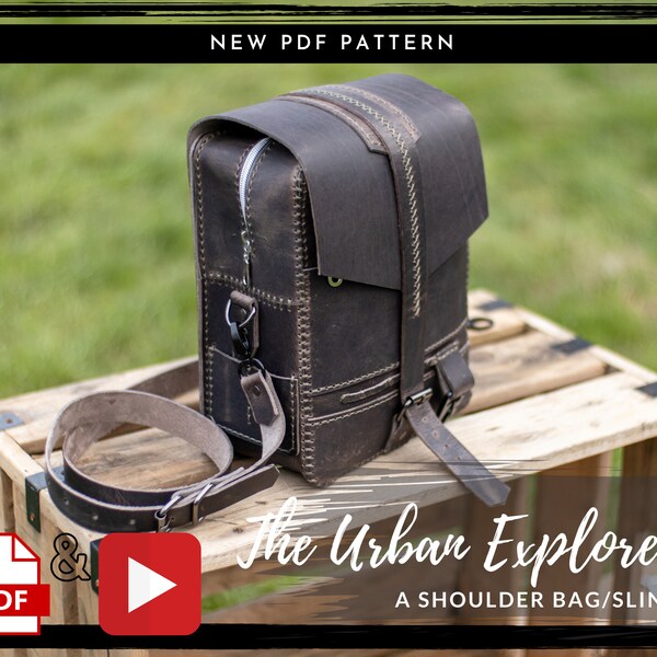 Leather Sling Bag Pattern - Etsy