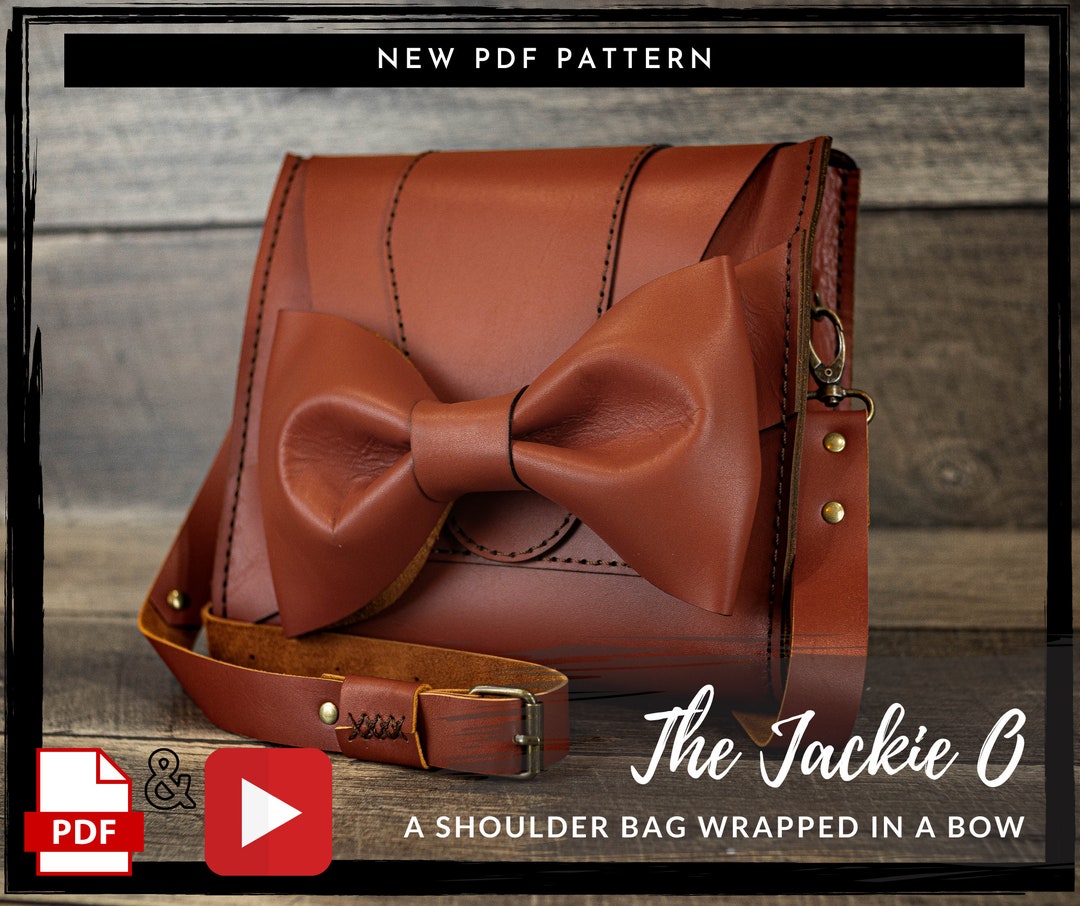 Leather Purse PDF PATTERN - Leather Crossbody Tote Bag Purse Digital ...