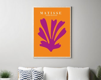 Orange and Purple Poster - Etsy