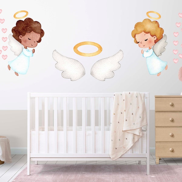 Angel Wall Decal - Etsy