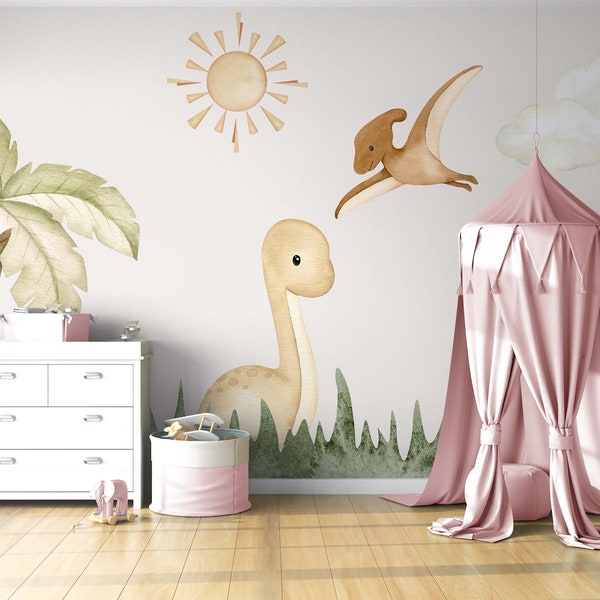 Dinosaur Wall Decals - Etsy