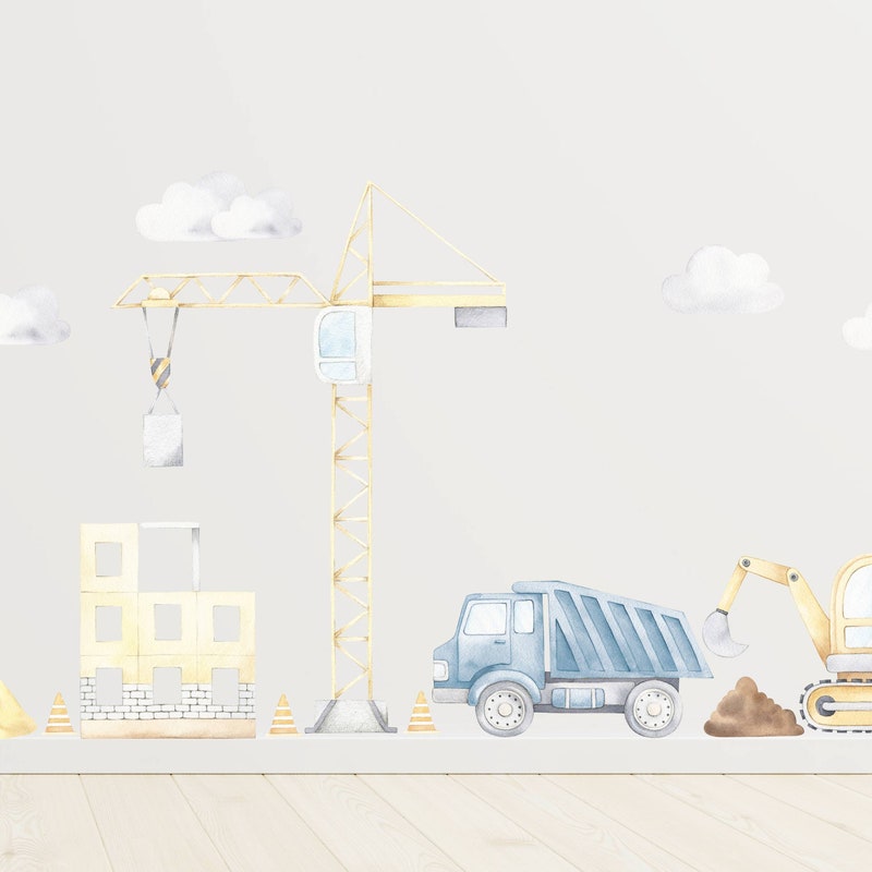 Crane Wall Decal - Etsy
