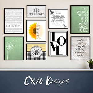 Be Nice or Leave Art Print DIGITAL DOWNLOAD Motivational Quote, Be Nice ...