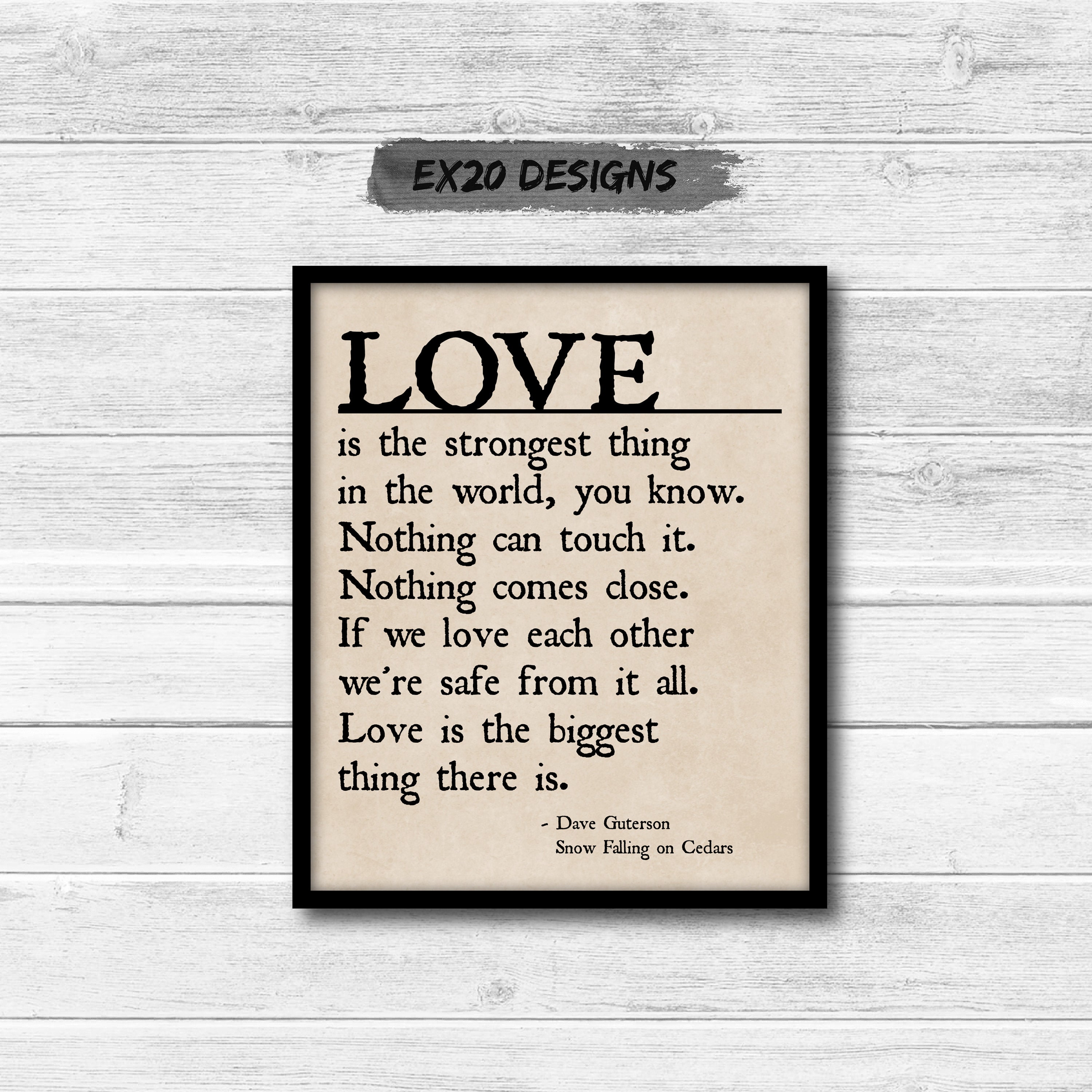 Snow Falling On Cedars Quotes