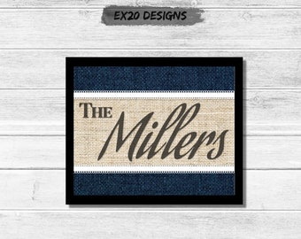 Denim and Burlap - Etsy