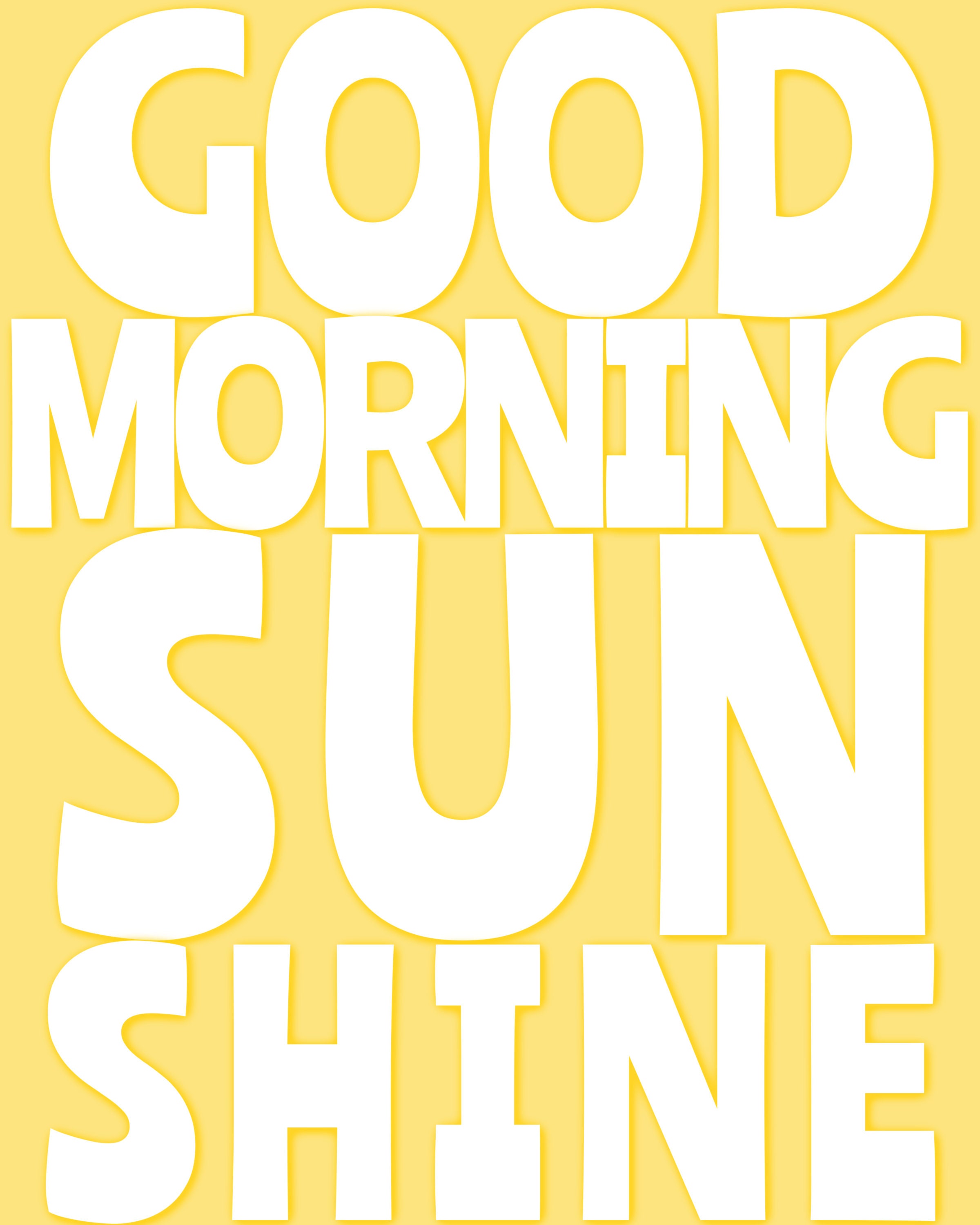 Good Morning Sunshine Art Print DIGITAL DOWNLOAD Typography - Etsy
