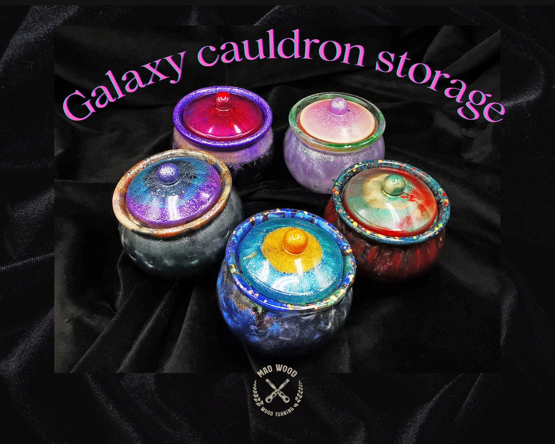 GALAXY CAULDRON Storage With Glitter Storage Jewelry Diamond Painting ...
