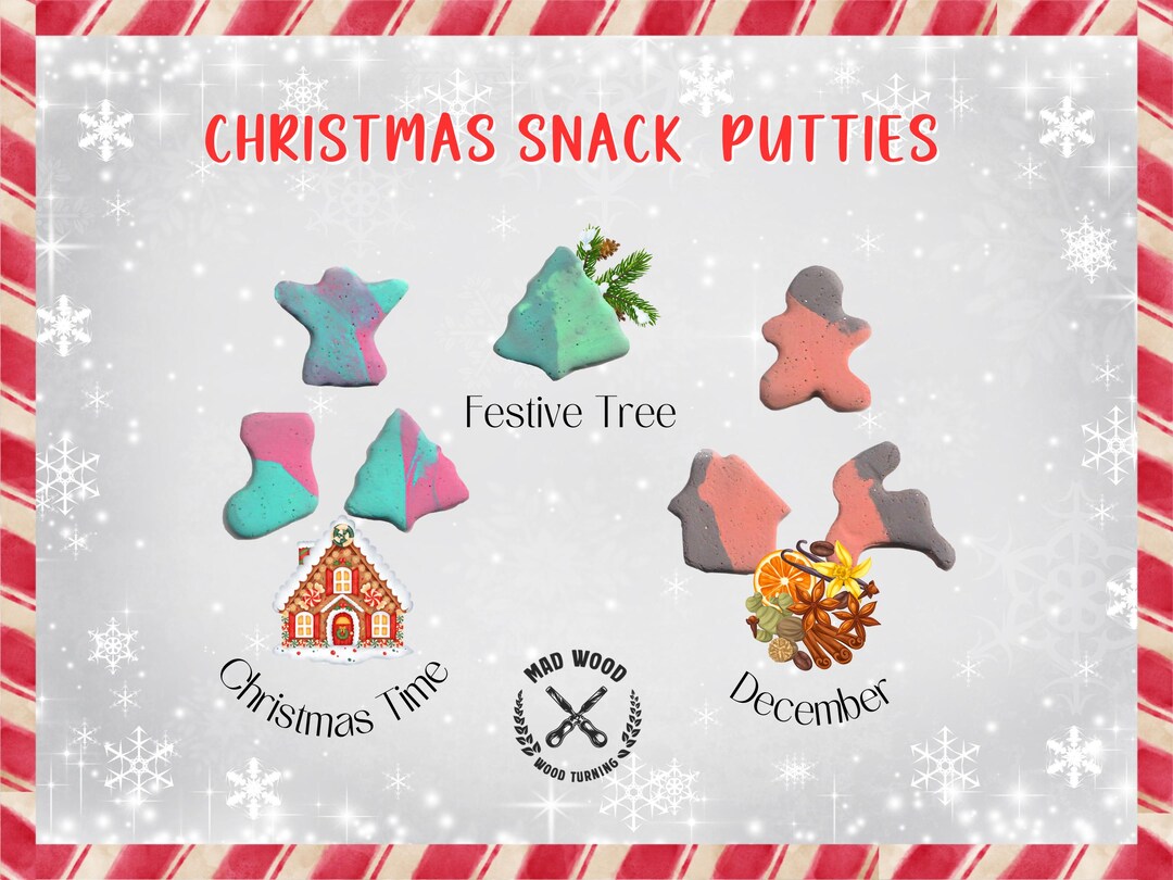 MAD PUTTY Snack Christmas Edition | Diamond Painting Putty | Scented ...
