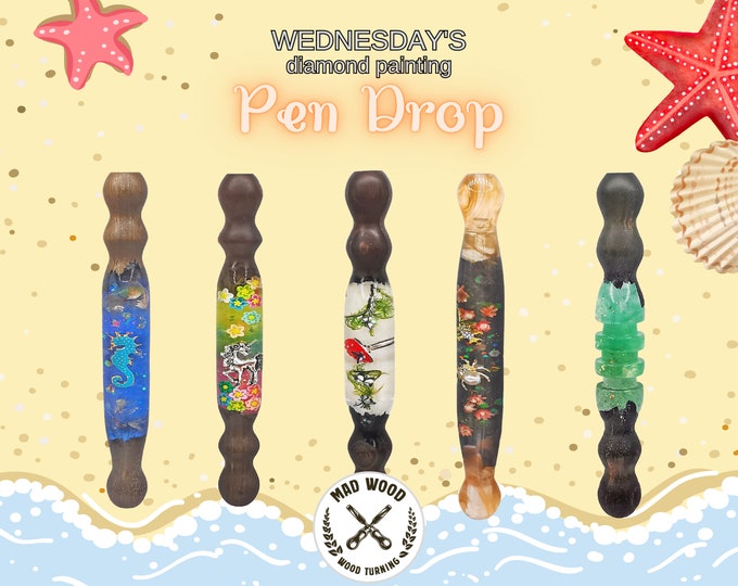 Wednesday's Diamond Painting Pen Drop | Wooden Premium Hybrid Pen ...