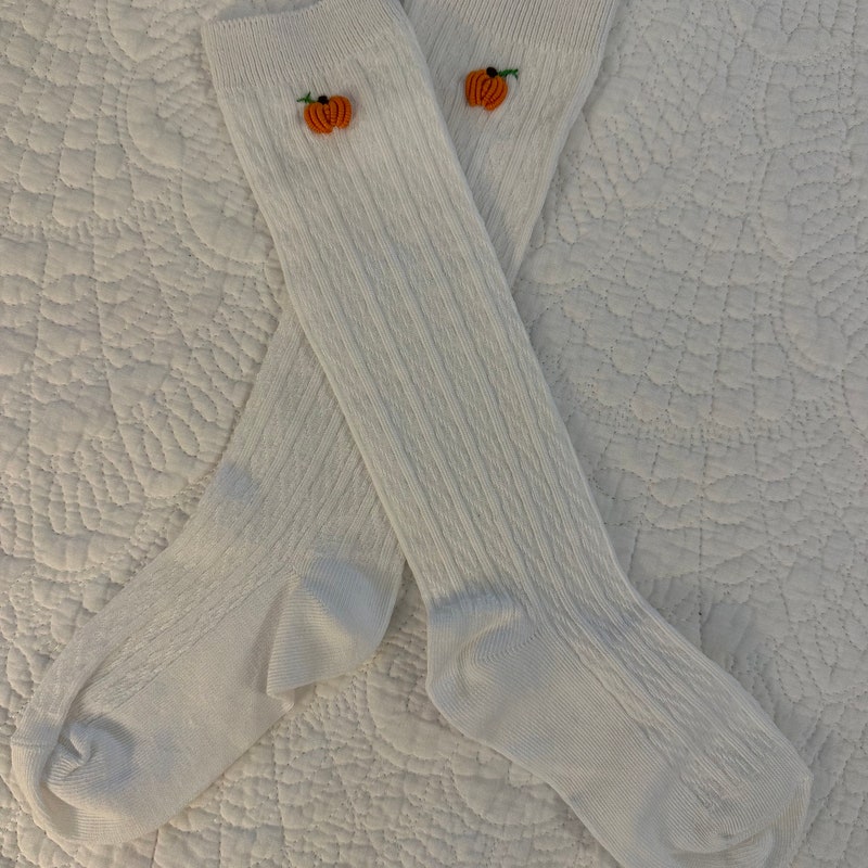 Embroidered Socks - Etsy