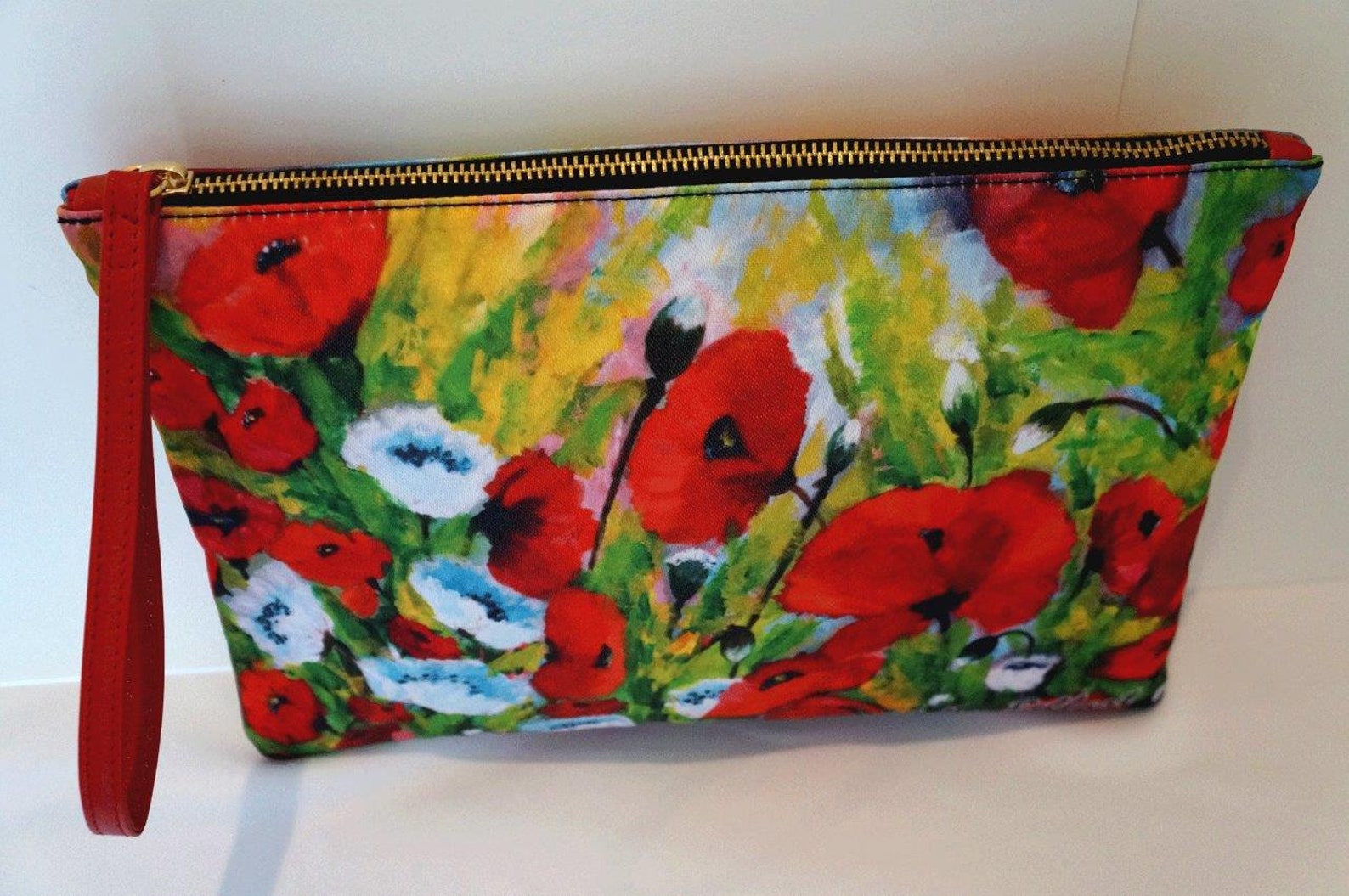 Poppies Clutch Bag the Print of the Bags is Inspired by Our - Etsy