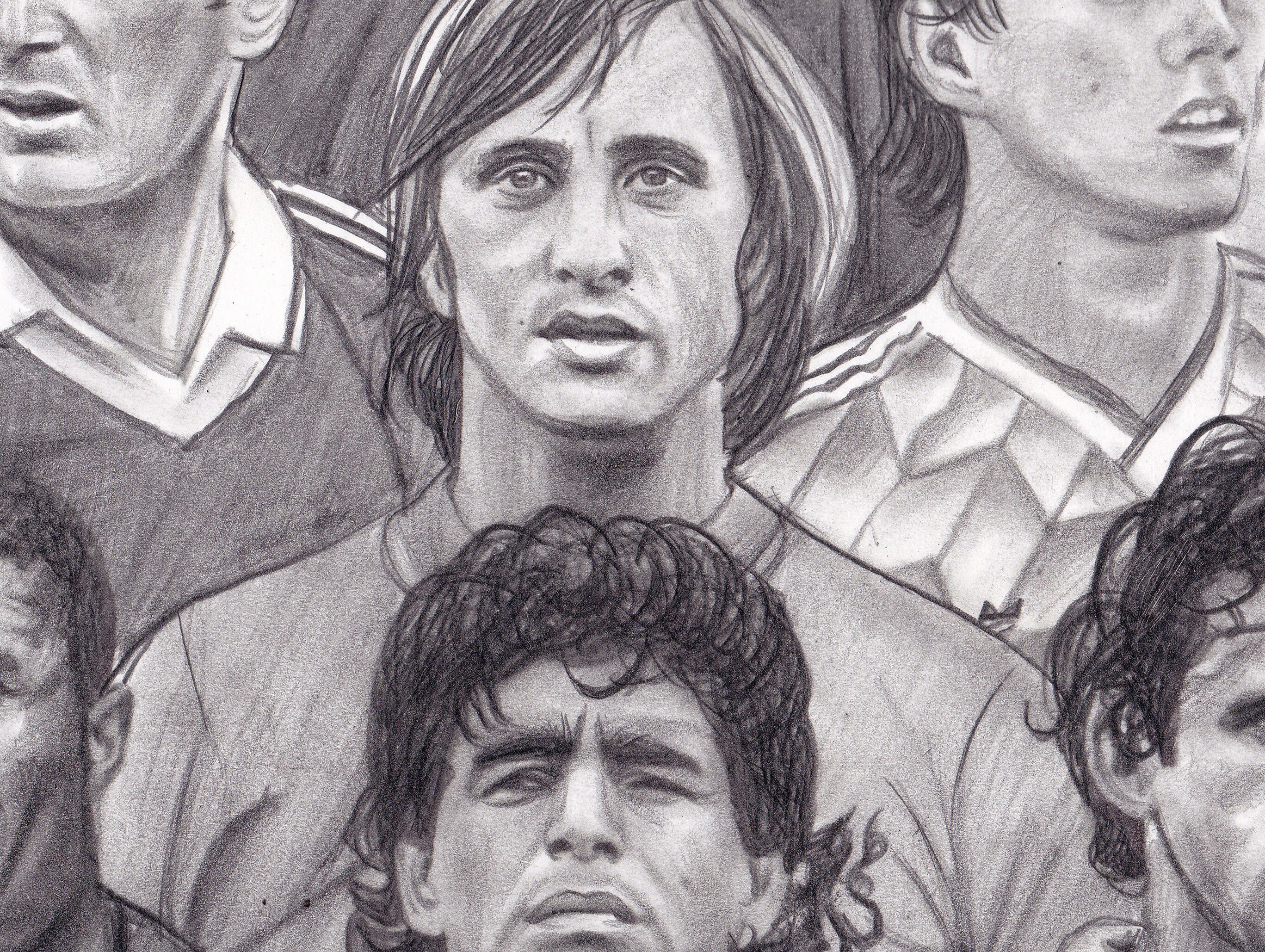 Football's GOATS Print - Etsy