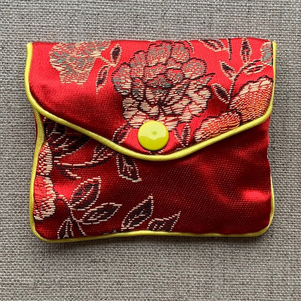 Chinese Style Coin Bag - Etsy UK