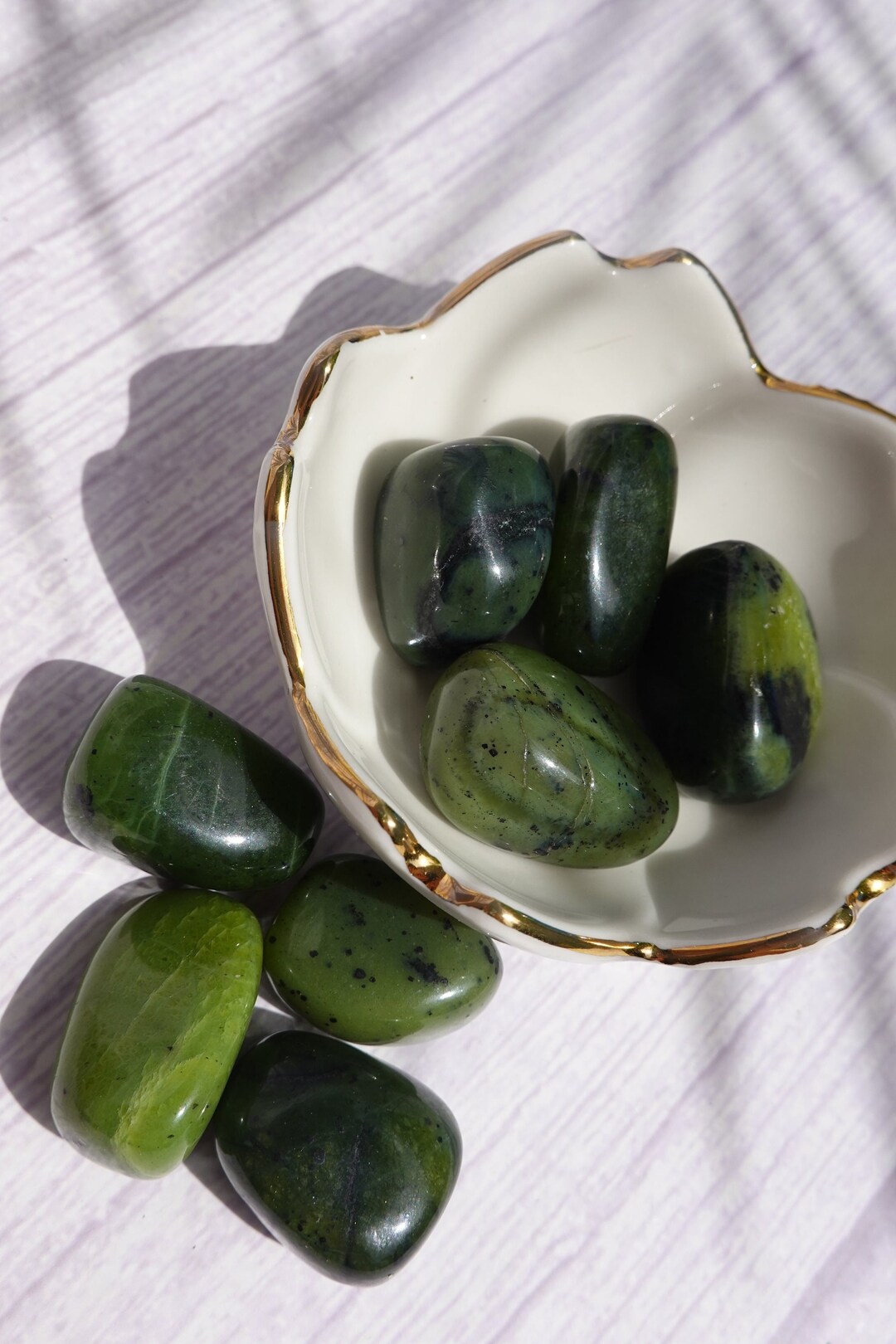 Nephrite Jade - Tumbled Stone - Etsy