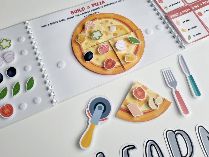 Pizza Counting Activity Preschool Numbers 1 to 10 Count - Etsy