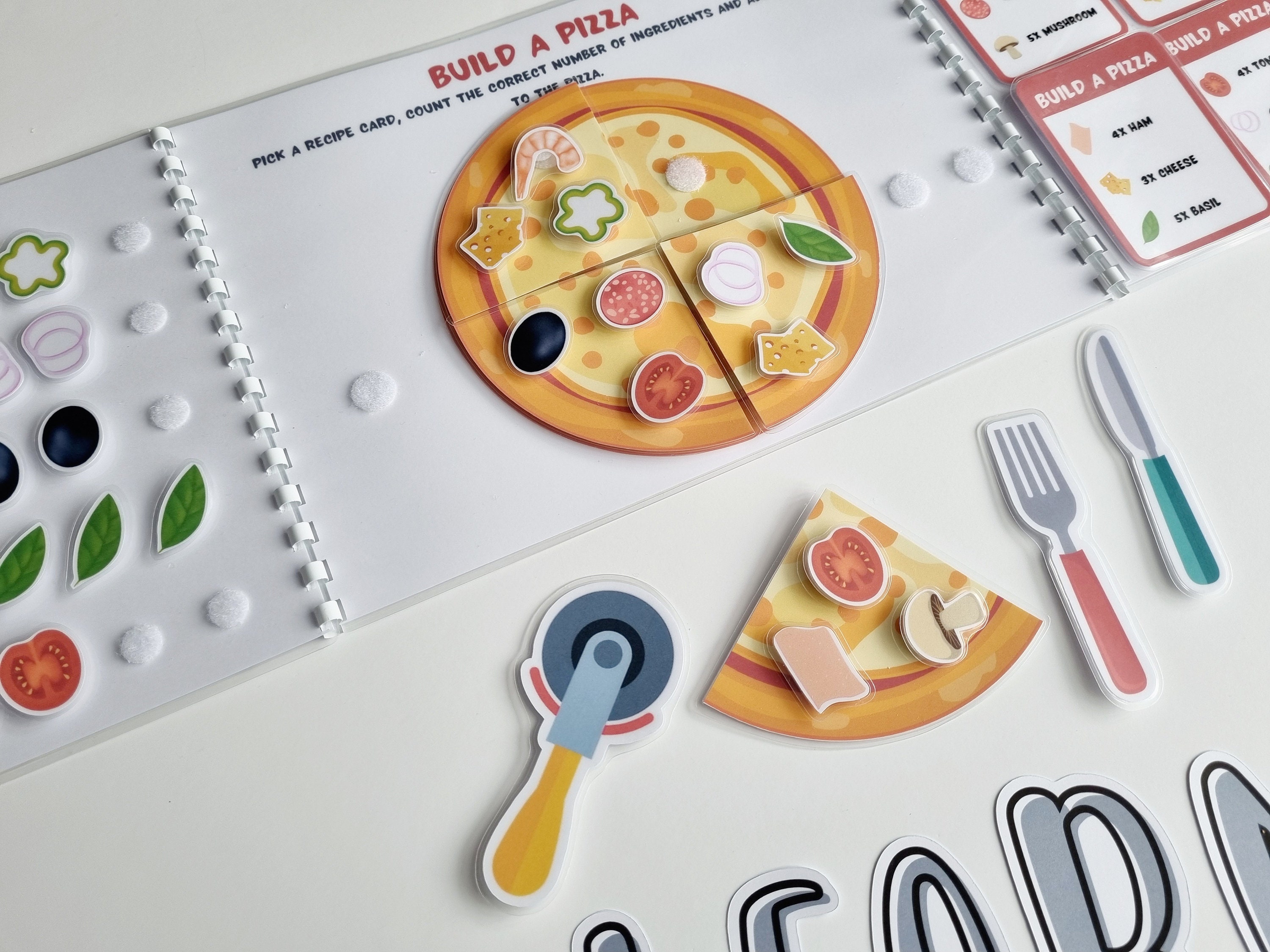 Pizza Counting Activity Preschool Numbers 1 to 10 Count - Etsy