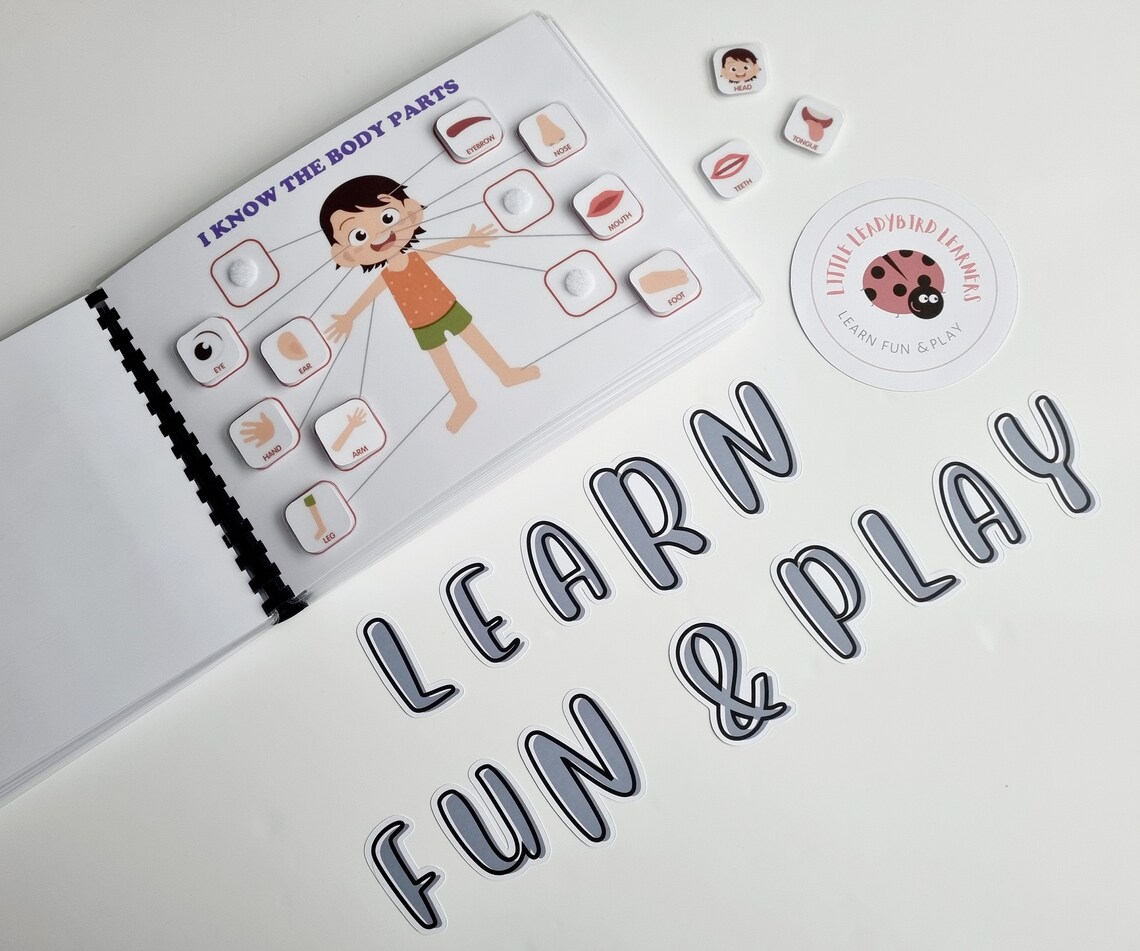 Personalised Busy Book Busy Binder Learning Book - Etsy