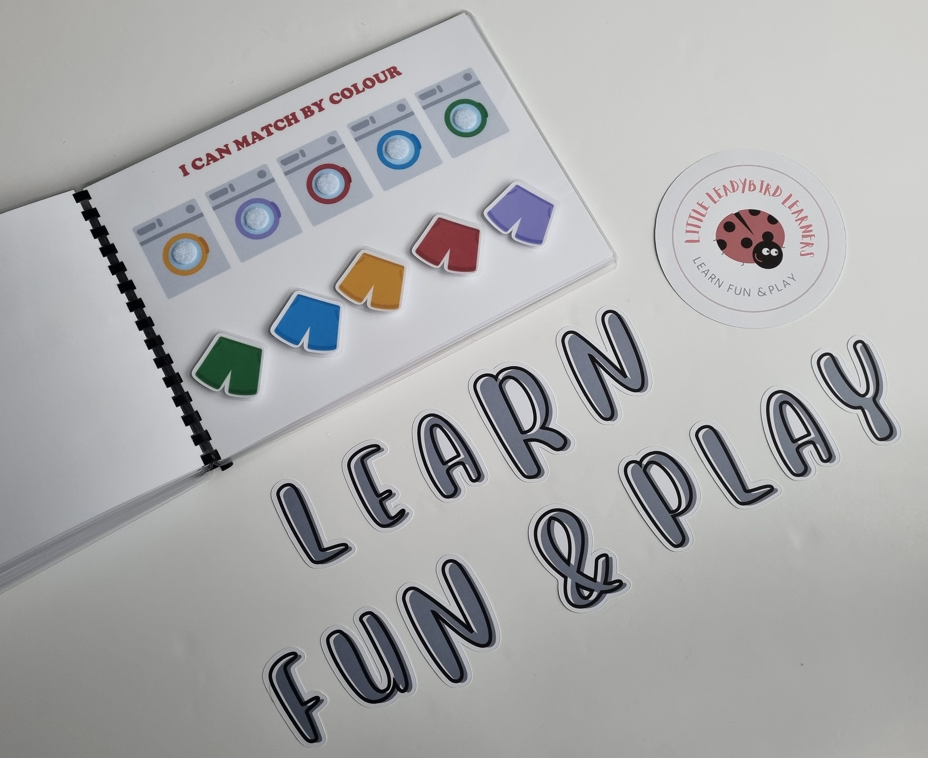 Personalised Busy Book Busy Binder Learning Book - Etsy