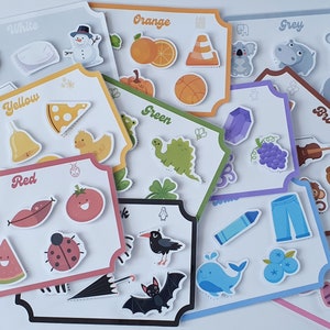 Color Sorting Activity, Color Matching Activity, Color Sorting ...